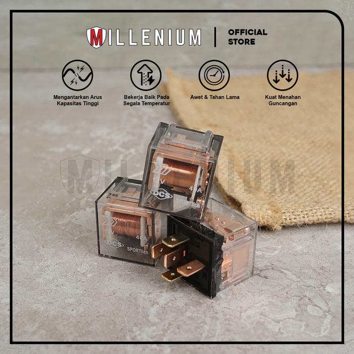 Jual Relay MX Transparan Kaki 5 Pin 87a Pemutus Arus 12v 40a Mobil ...