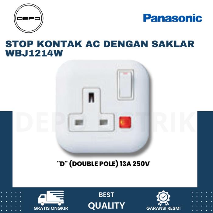 Jual Panasonic Stop Kontak AC + Saklar WBJ1214W - Kota Tangerang ...