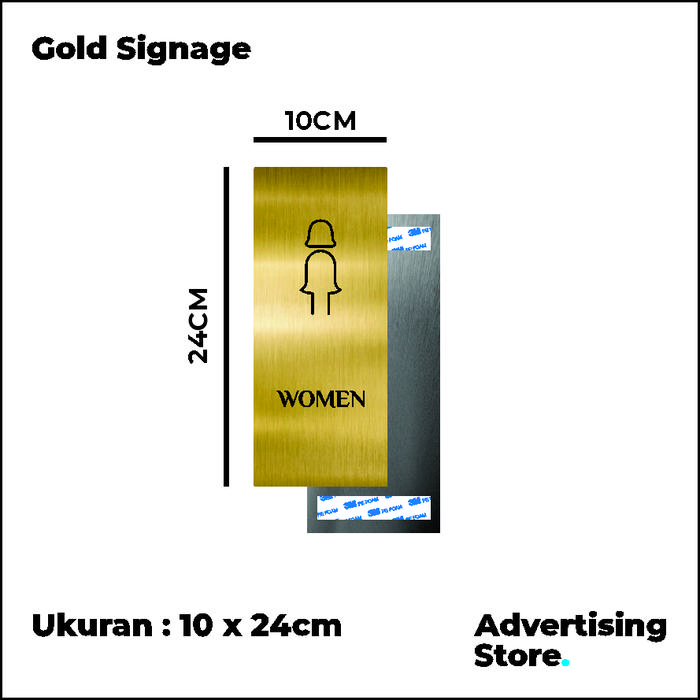 Promo Signage Gold | Sign Stainless Gold | Sign Stainless Mewah | Sign ...
