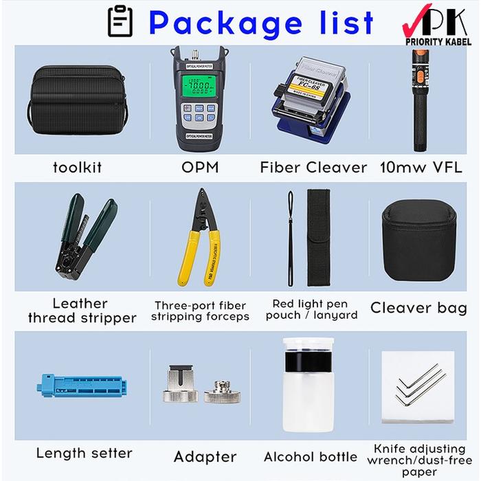 Jual 100% Original 100% AUA-MC70 Alat Fiber Optik Fiber Tool Kit Alat ...