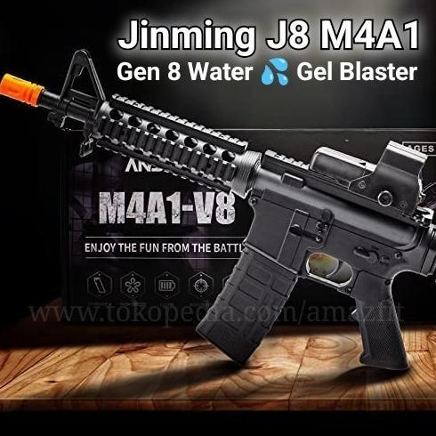 Jual Jinming J8 M4A1 Gen 8 Automatic Electric Water Gel Blaster WGB WGG ...