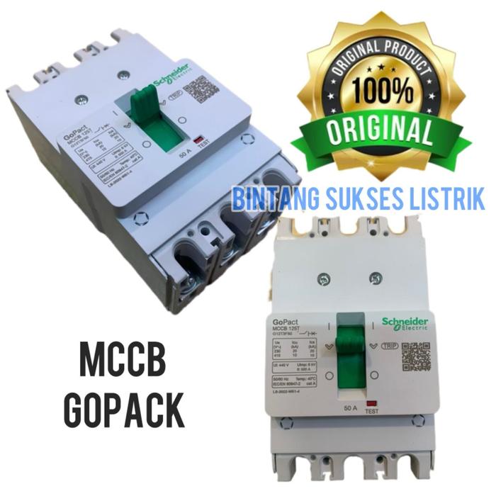 Promo ORIGINAL SCHNEIDER MCCB GoPact 30KA at 415V AC 3P 16A 20A 25A 32A ...