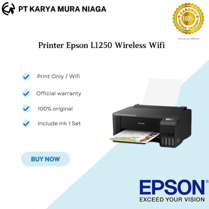 Jual Printer Epson L1250 L 1250 L-1250 Wireless Wifi - Epson EcoTank ...