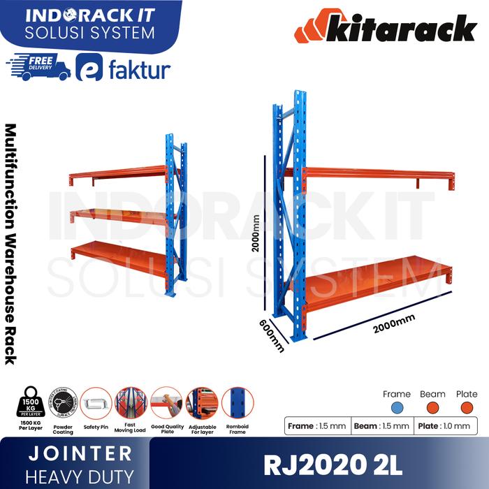 Jual KITARACK Heavy Duty Rak Palet Besi Jointer 1.5 TON / Layer Pallet ...