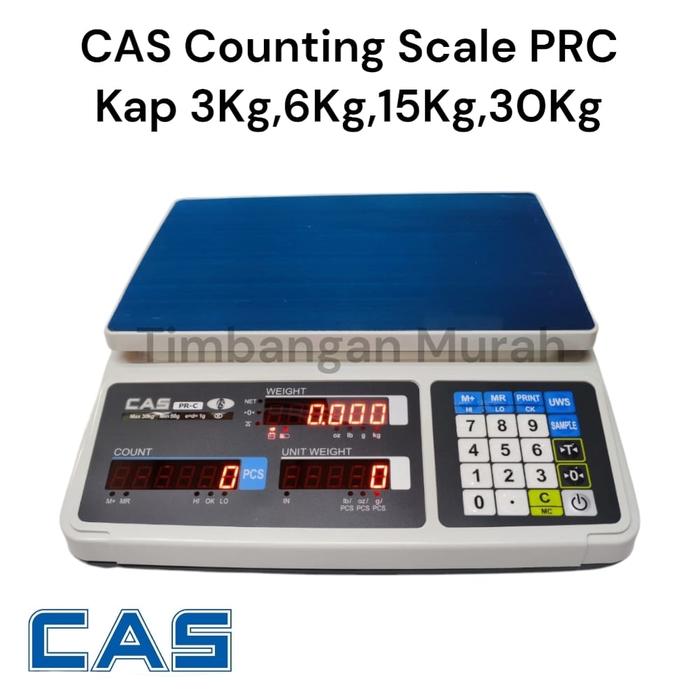 Jual Counting scale CAS PRc kap 3Kg - 30Kg, timbangan hitung pcs - Jakarta Barat - dhscale_NEW ...
