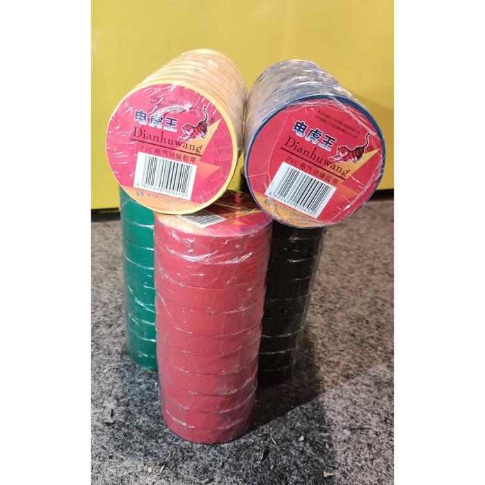 Jual Isolasi Kabel Listrik TIGER PVC (Electrical Tape) - Hijau ...