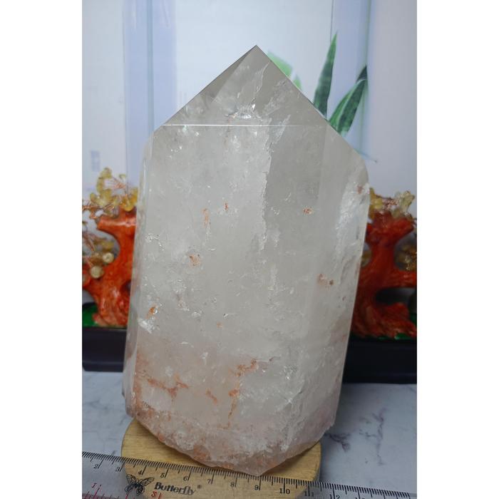 Jual Batu Kristal Tower Natural Clear Quartz Big Pointer with inclusion ...