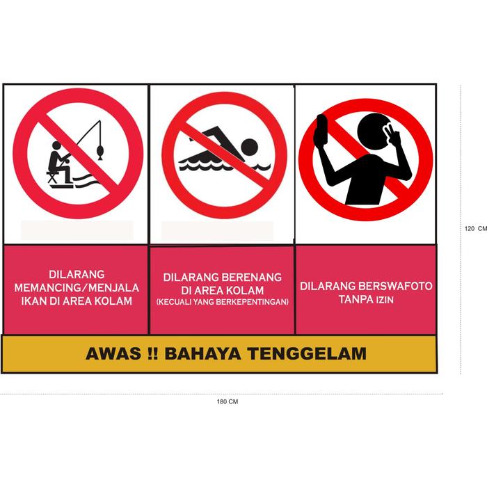 Jual rambu - rambu keselamatan kerja atau K3 - Kab. Sleman - jogja ...