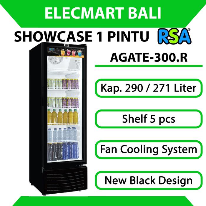 Jual Lemari Es Kulkas Showcase 290 Liter / 271 Liter RSA AGATE-300R ...
