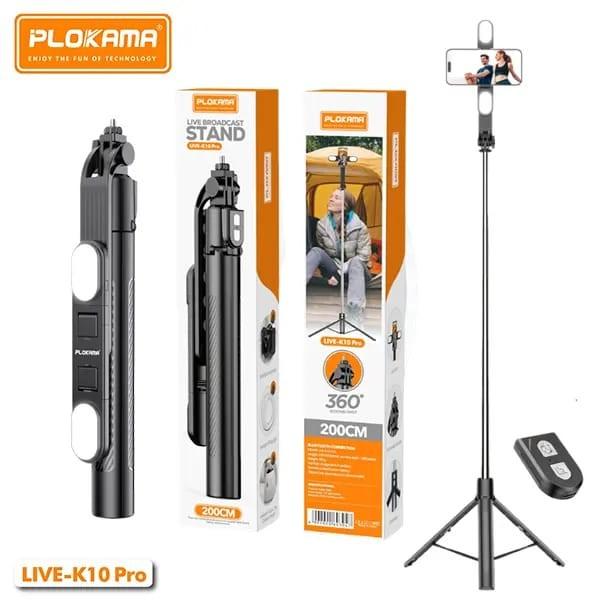 Promo 170cm 4in1 Tongsis LED Tripod Portable Selfie Stick 360°Handphone ...