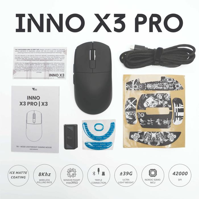 Jual Vortexseries Inno X3 / Vortex Inno X3 Pro 8K Lightweight Wireless ...