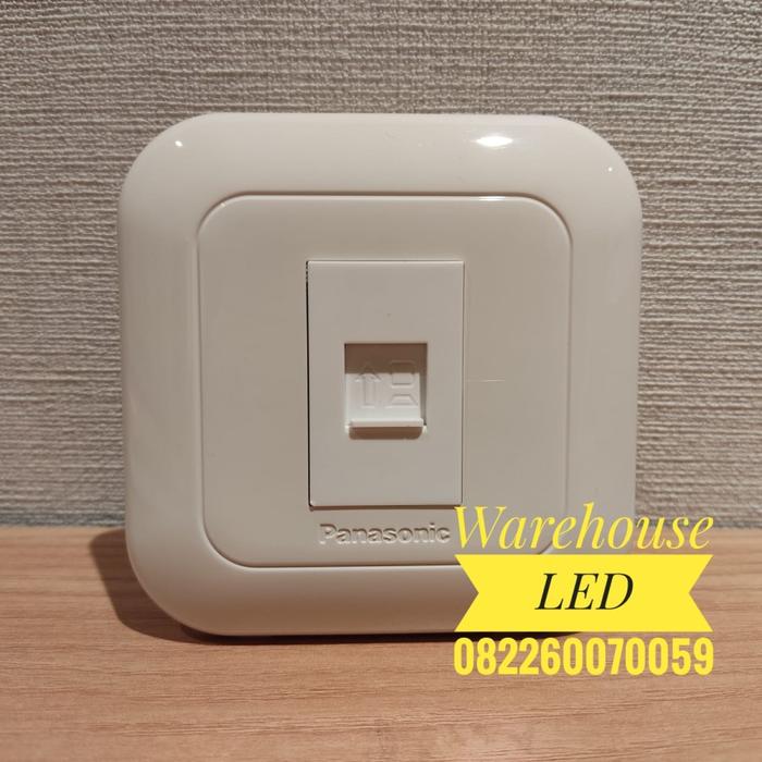 Jual Modul Data Lan UTP RJ45 Module Cat6 + Frame Panasonic Style - WIDE ...