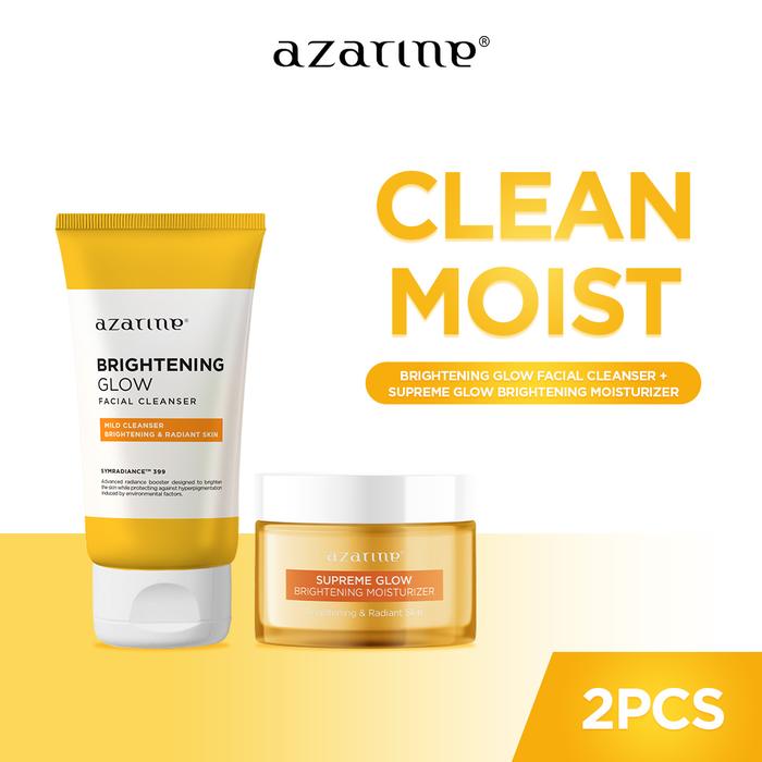 Promo [2 PCS] Azarine Easy Glow Kit | Paket Skincare Pemula Glowing ...