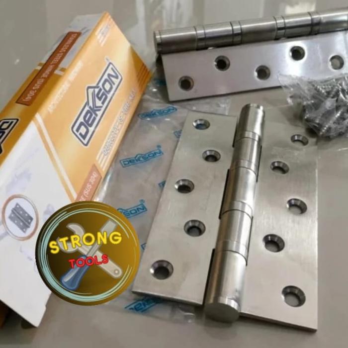 Jual Engsel Pintu Jendela Merk DEKSON DELUXE 5" Stainless Steel (SUS ...