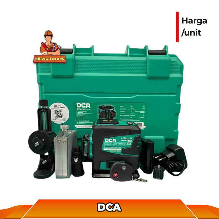 Jual DCA AFF02-12LE Rechargeable Green Laser Level Laser Garis Level 12 ...