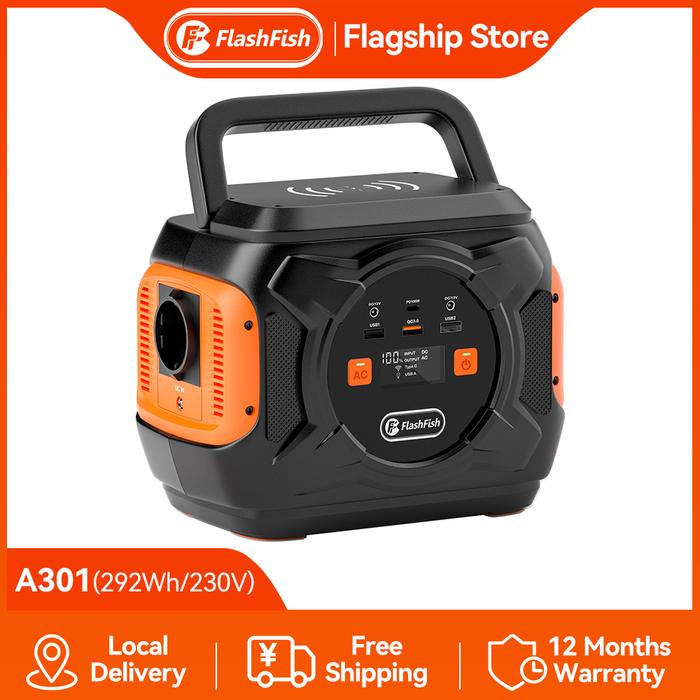 Jual Flashfish A301 Power Station 320W 220V Bank Daya Pembangkit ...