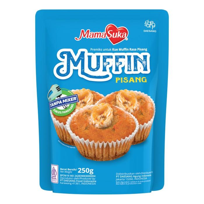 Jual Mamasuka Muffin Tepung Premiks Rasa Coklat / Pisang Kemasan Pouch ...
