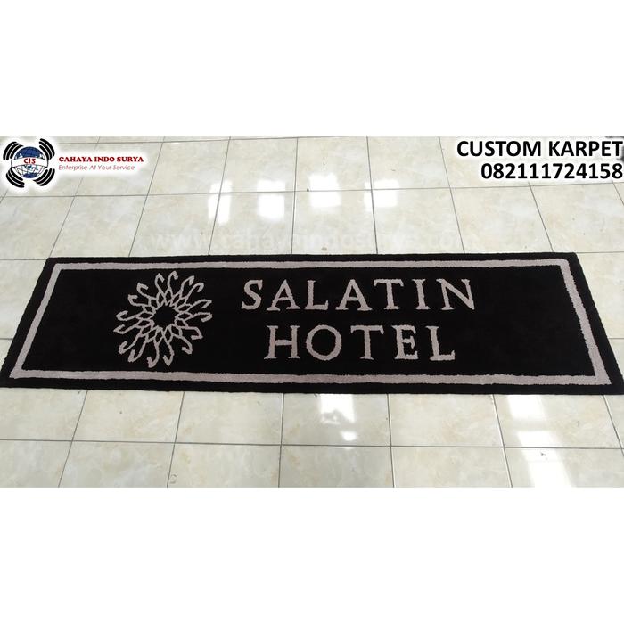 Jual KARPET KESET PINTU MASUK HOTEL | TAMBAH NAMA | CUSTOM WARNA ...
