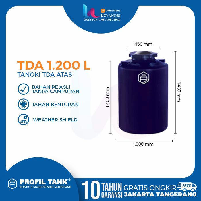 Promo Toren Air Profil TDA 1200 L Profiltank Tandon Tangki Air Tank ...