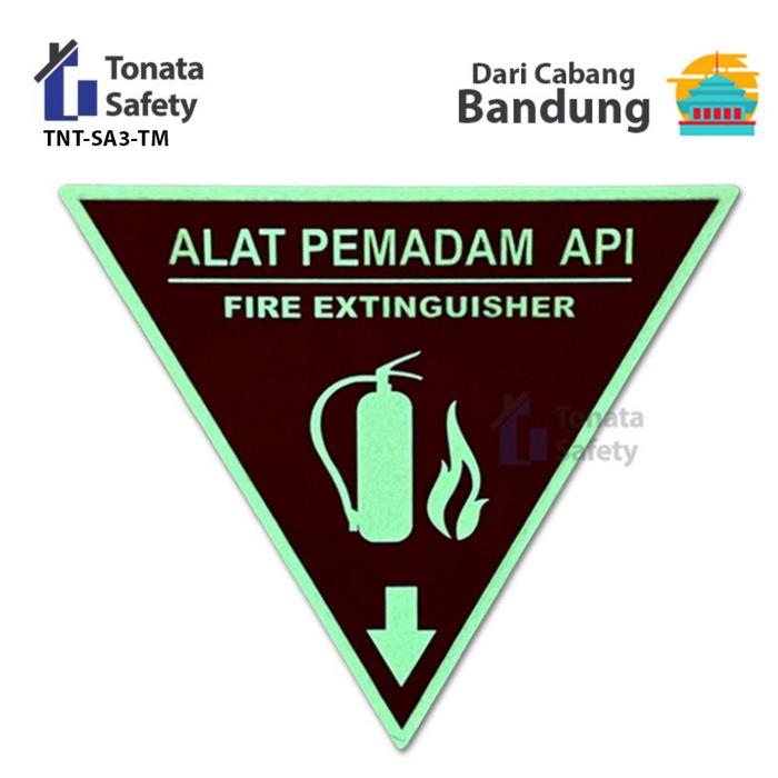 Promo Segitiga APAR Glow In The Dark / Rambu Akrilik Alat Pemadam Api ...