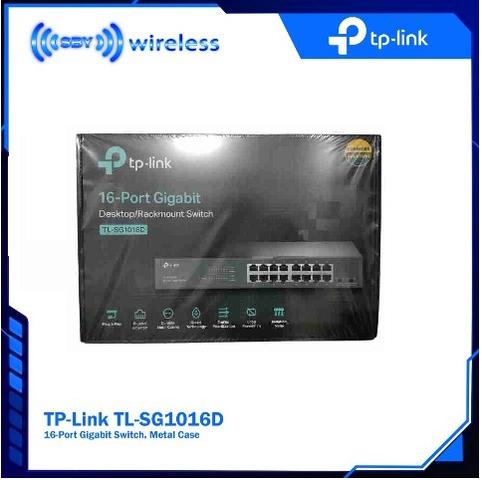Jual TPLink TL-SG1016D Switch Hub 16 Port Gigabit Unmanaged - Kota ...