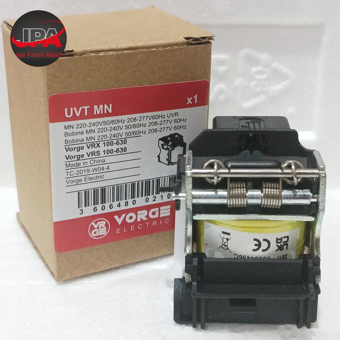 Jual UVT UVR Under Voltage Release MN VORGE 220VAC For Breaker MCCB VRZ ...