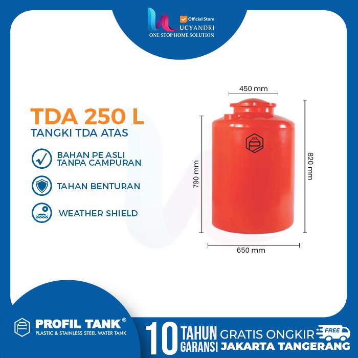 Jual Tangki Air Profil Tank TDA 250 L Tandon Toren Air Profiltank ...