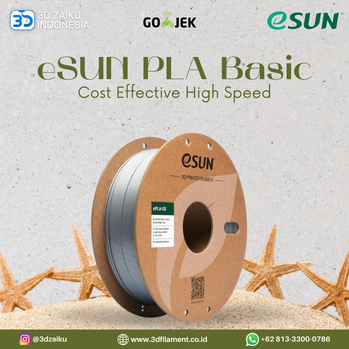 Jual eSUN PLA Basic 3D Filament Cost Effective High Speed 3D Printing ...