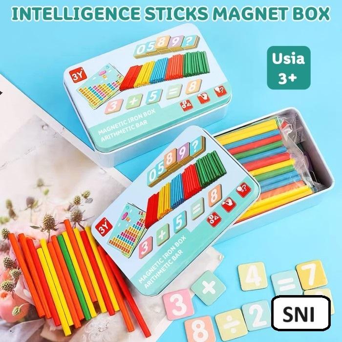 Jual Mainan Edukasi Berhitung Matematika Math Wooden Intelligency Stick ...