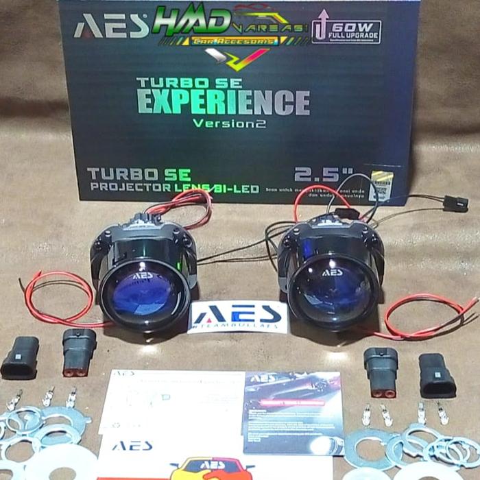 Jual Bi-Laser Biled Projector Biled AES Turbo SE Experience V2 2,5 Inch ...