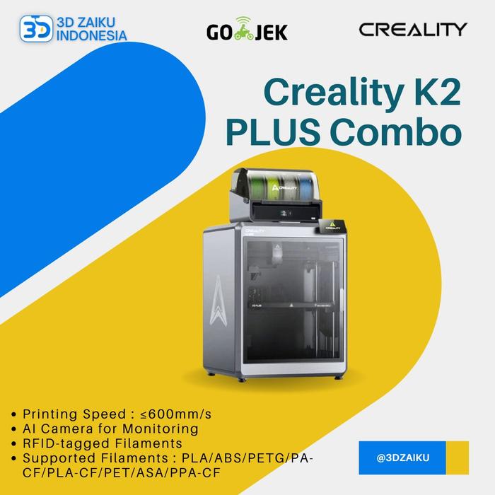 Promo Creality K2 PLUS CFS Combo 3D Printer Multi Material Dual Ai ...