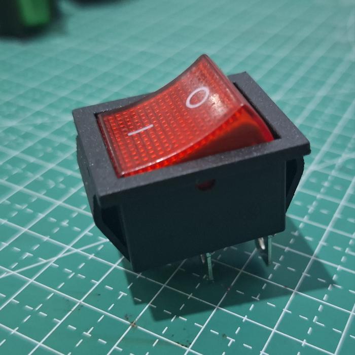 Jual Saklar on off 4 pin Kotak besar Switch Rocker Rocket roket 16A ...