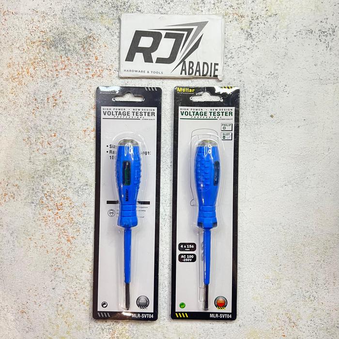 Jual Obeng Tespen Gagang Karet Screwdriver Test Pen (+/-) Plus/Minus ...