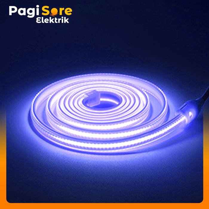 Jual Siap Pakai Tinggal Colok! Lampu LED Strip COB 220V Dotless Super ...
