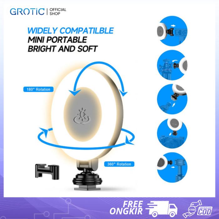 Promo GROTIC Tripod Selfie Stick 156cm Bluetooth Baut 1/4 Tongsis ...