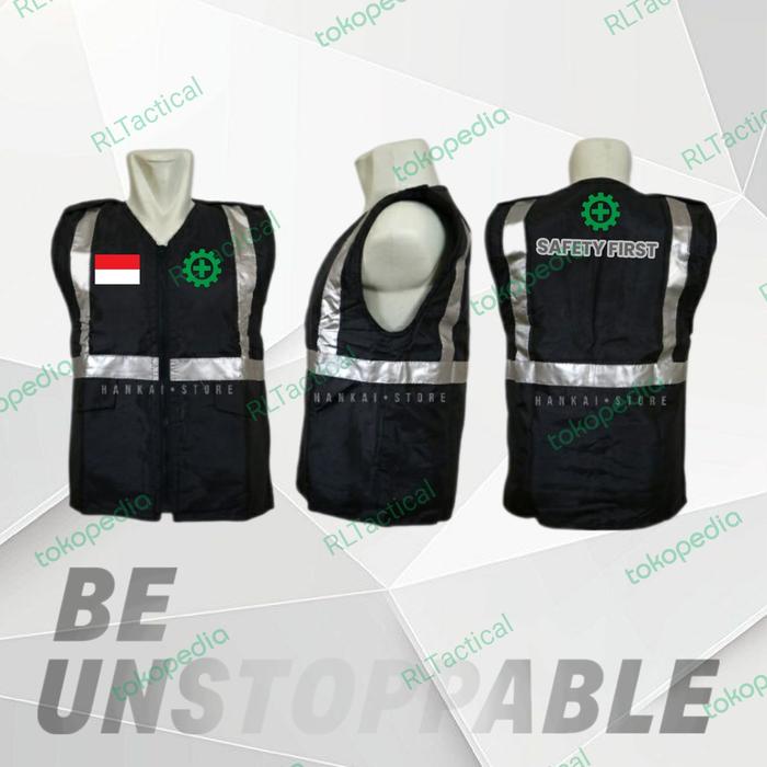 Jual Rompi Safety First Lapangan Full Warna - Hitam, L - Kota Bandung ...