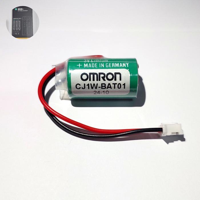 Jual Baterai Battery Lithium Omron PLC CJ1W CJ1W-BAT01 CR14250SE-R 3V ...