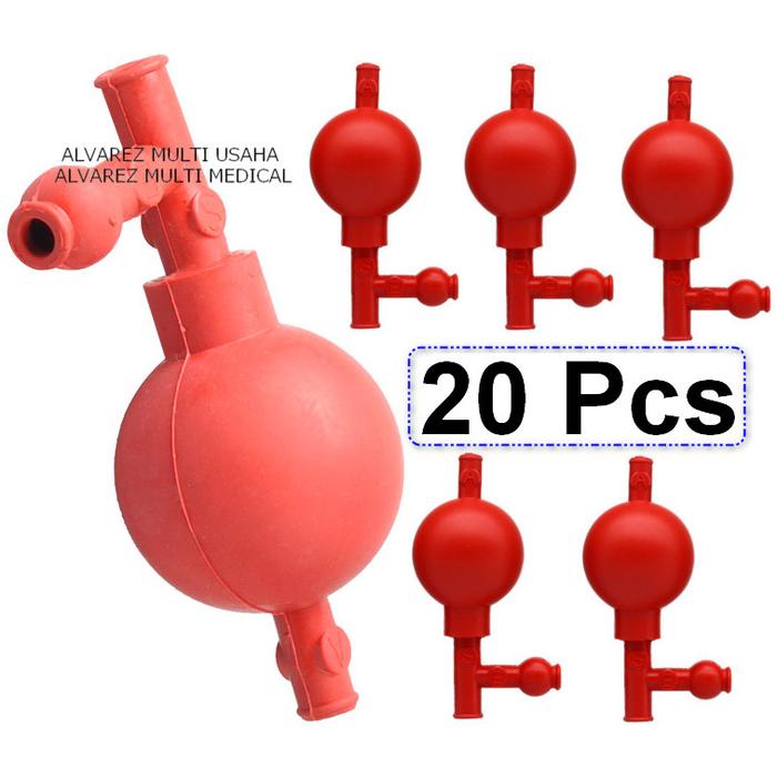Jual Pipet Filler - Bulb Karet Bola Hisap - Rubber Pipette Filler - 20 ...