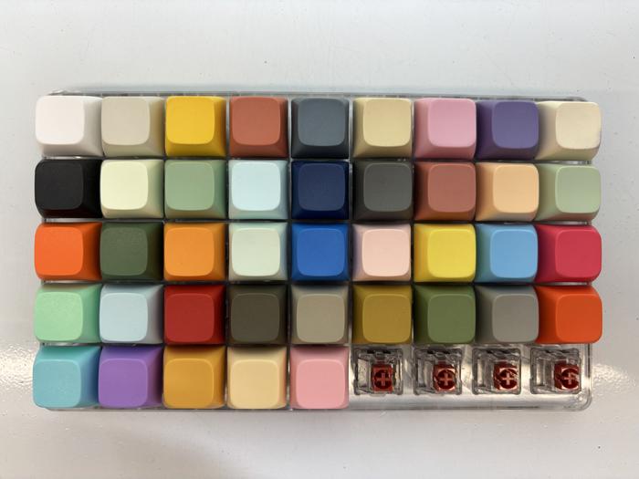 Jual Keycaps polos matte PBT profil XDA 9.3mm khusus mechanical ...