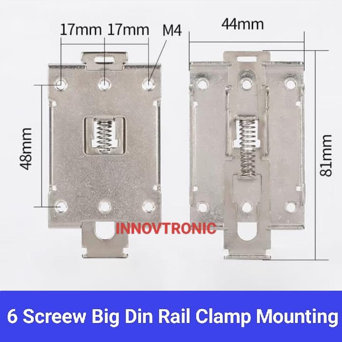 Jual DIN Rail Mounting Clamp Metal For Control Panel - Kota Surabaya ...