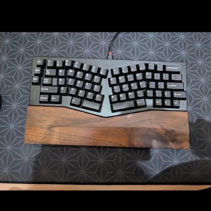 Jual Alice Layout Palm Rest Keyboard kayu jati dudukan tangan keyboard ...