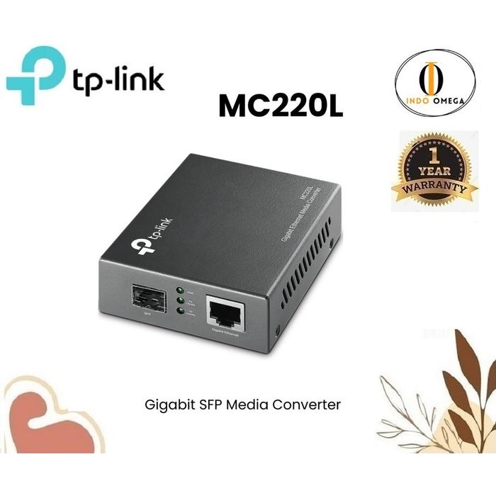 Jual TPLINK MC220L Gigabit SFP Media Converter - MC220L - Jakarta Pusat ...