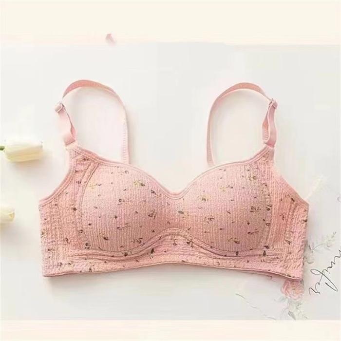 Promo Bh Bra Wanita Tanpa Kawat Motif Bunga Katun Seamles Bralette ...