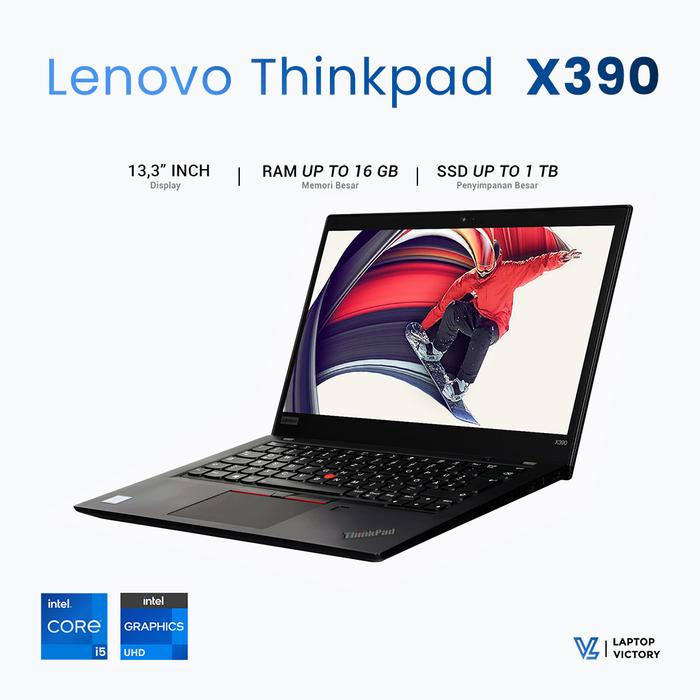 Promo Lenovo X390 i5 Gen 8 RAM 16GB - Ideal untuk Kerja Hybrid ...