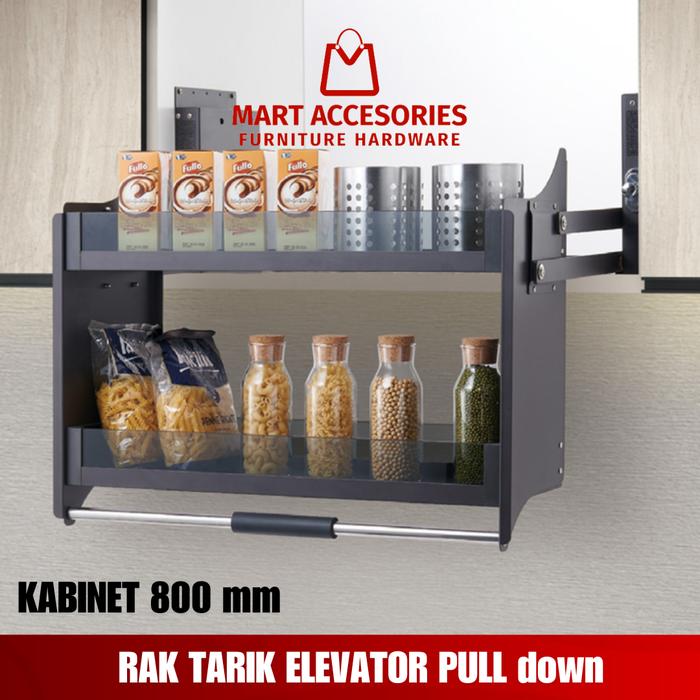 Jual Rak piring Tarik elevator pull down / rak piring tarik kitchen set ...