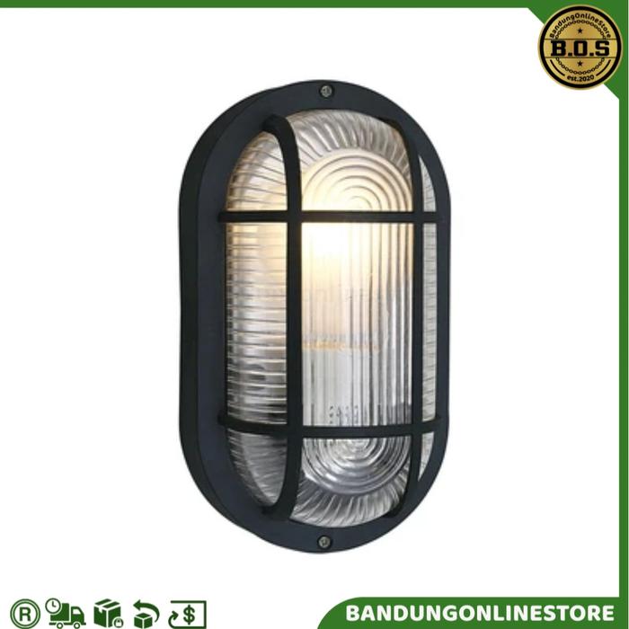 Jual Lampu Dinding Oval Modern 40w Hitam Eglo Lampu Tembok Dekorasi ...