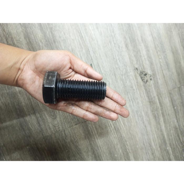 Jual Baut baja grade 10.9 M30 hex full drat / Half drat / baut mur baja ...