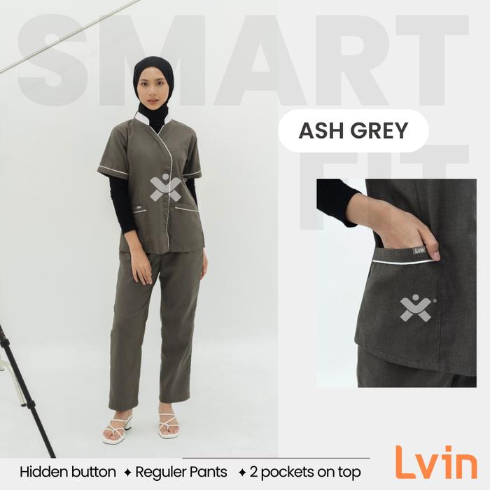 Promo Baju Suster Lengan Pendek New Maru Series / Baju Seragam Suster ...