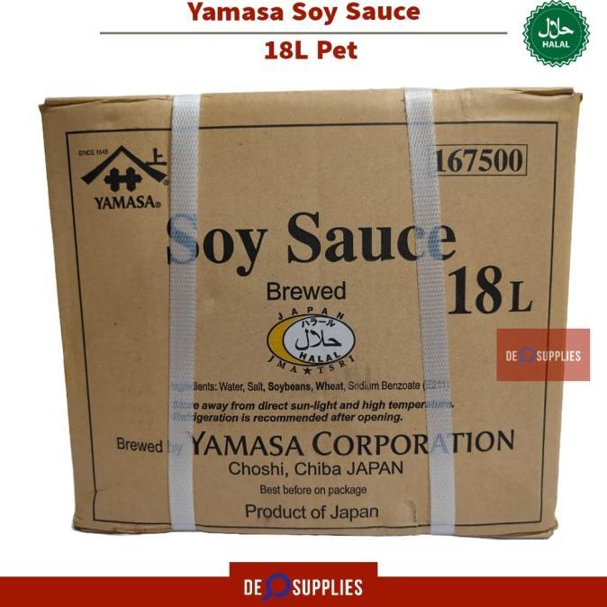 Jual YAMASA SOY SAUCE PREMIUM 18L - KECAP ASIN SHOYU JEPANG 18 LITER ...