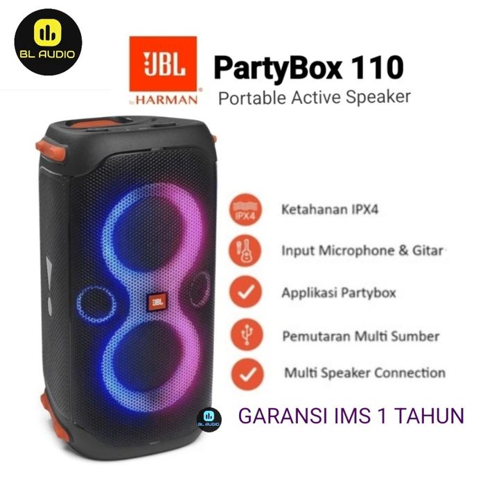 Jual JBL PartyBox 110 Party Box 110 Portable Active Bluetooth Speaker ...